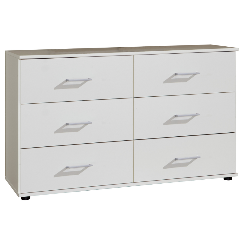 Reflex 6 Drawer Chest White