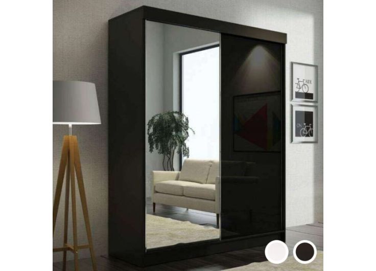 Sleek Gloss Sliding Door Wardrobe